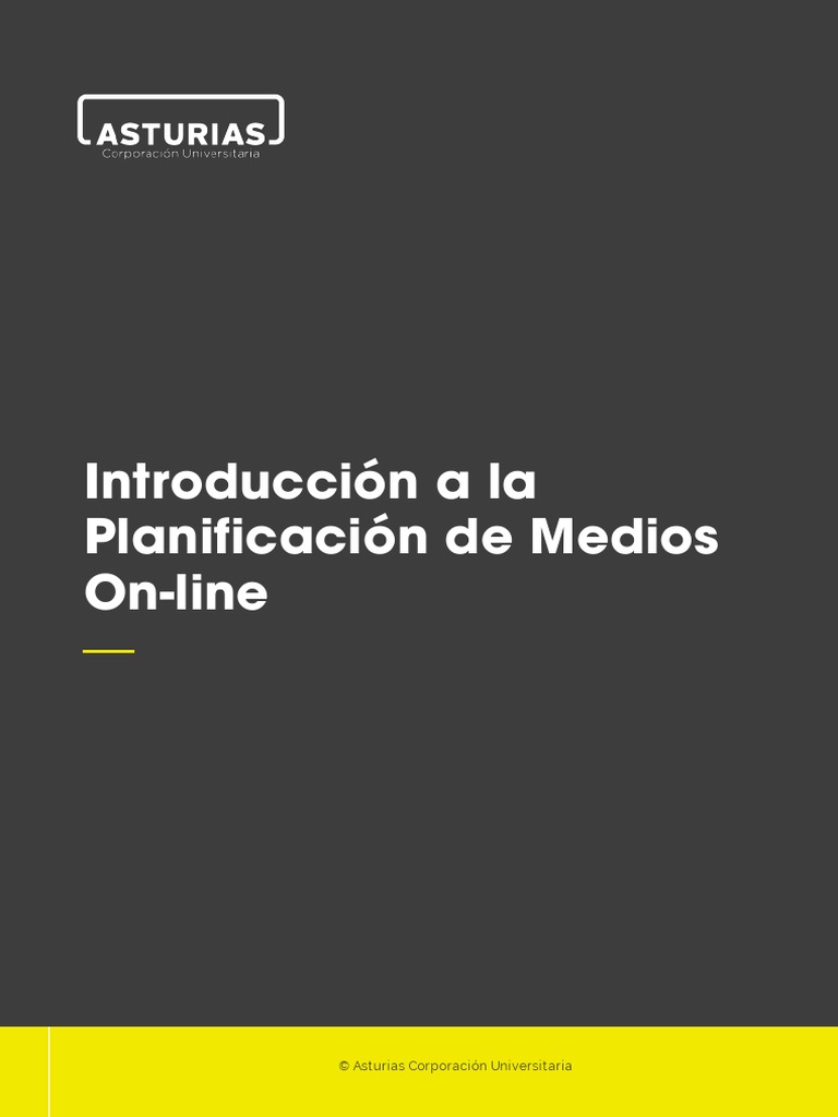 Introduccion A La Planificacion de Medios On-Line | PDF | Planificación | Marketing