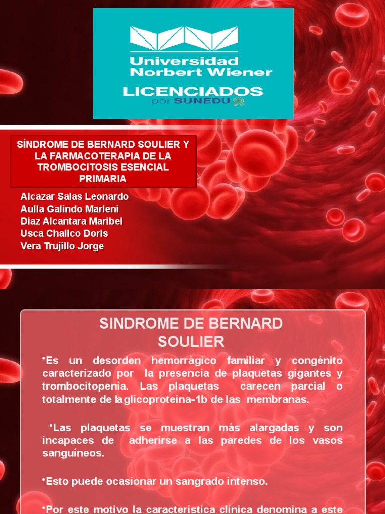 Sindrome Bernard Soulier | PDF | Plaqueta | Coagulación