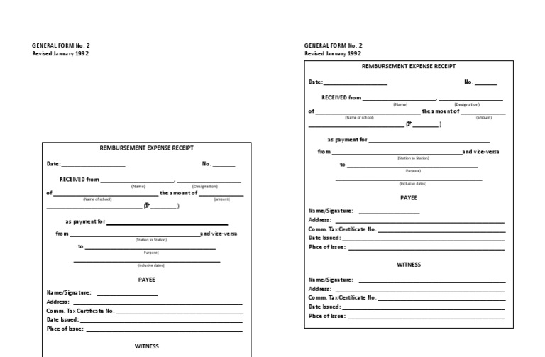 RER Blank | PDF | Payments | Services (Economics)