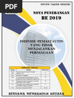 Nota Penerangan BE 2022 | PDF