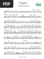 Gorillaz - Feel Good Inc Bass | PDF | Popular Music | Musical Forms