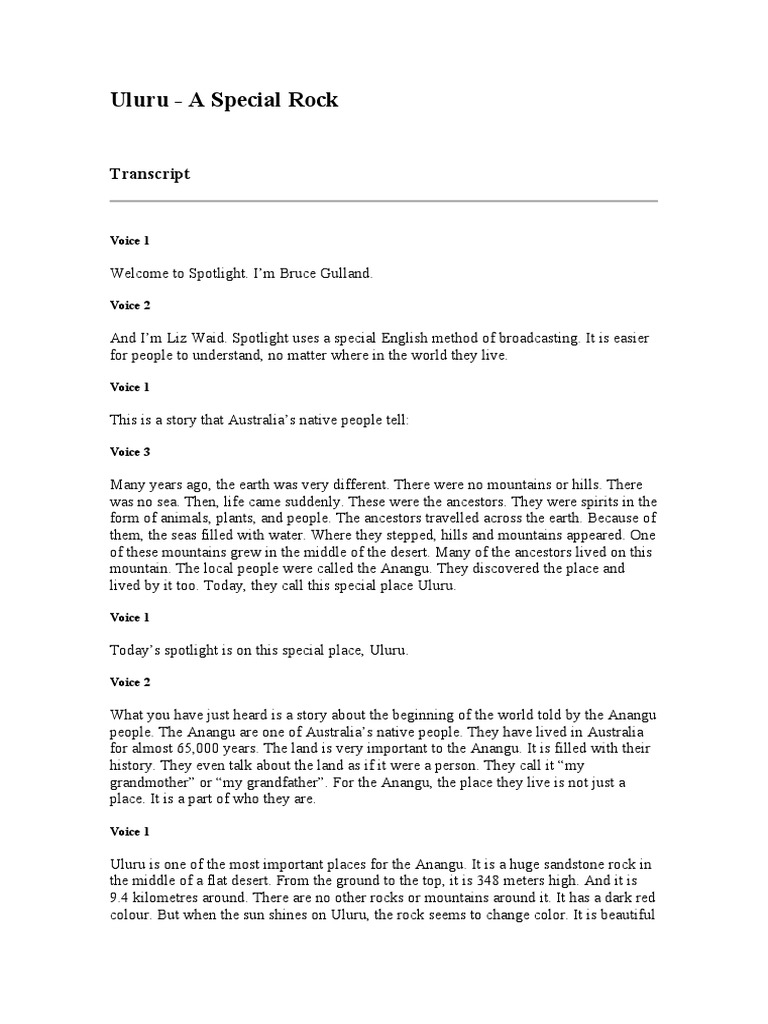 Sacred Uluru: Exploring the Cultural and Spiritual Significance of ...