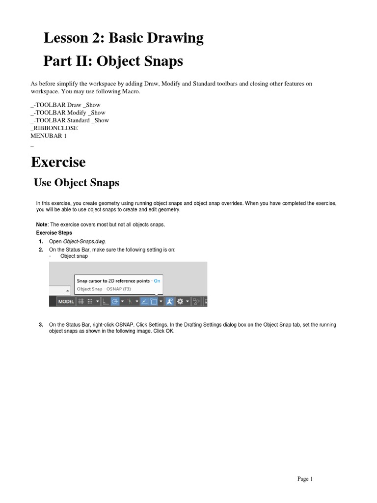 Week 7 - Activity 4 Snaps | PDF | Menu (Computing) | Geometry