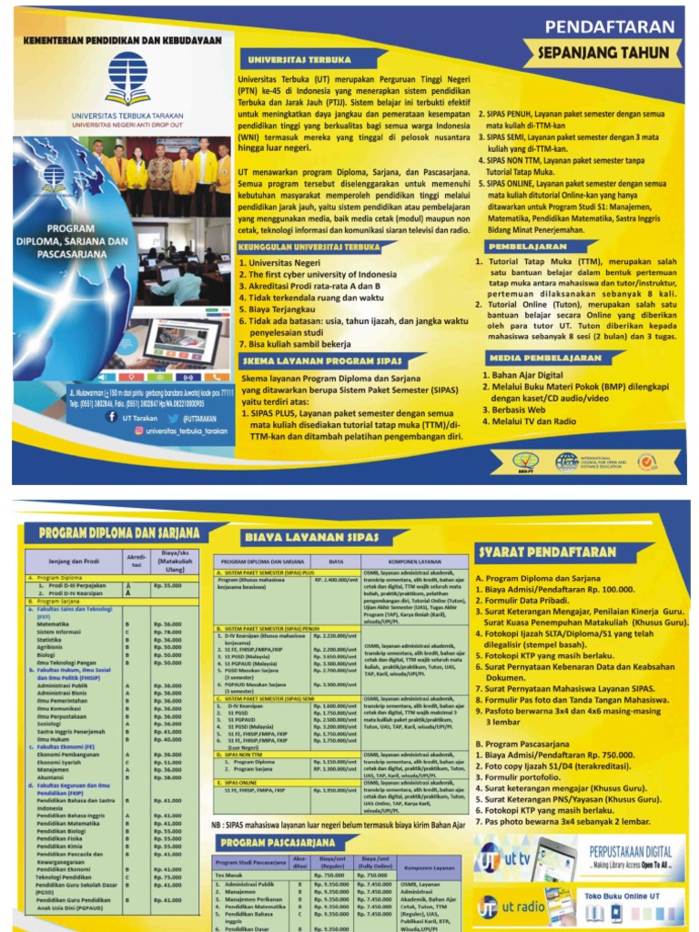 Brosur Ut-Tarakan 2019 | PDF