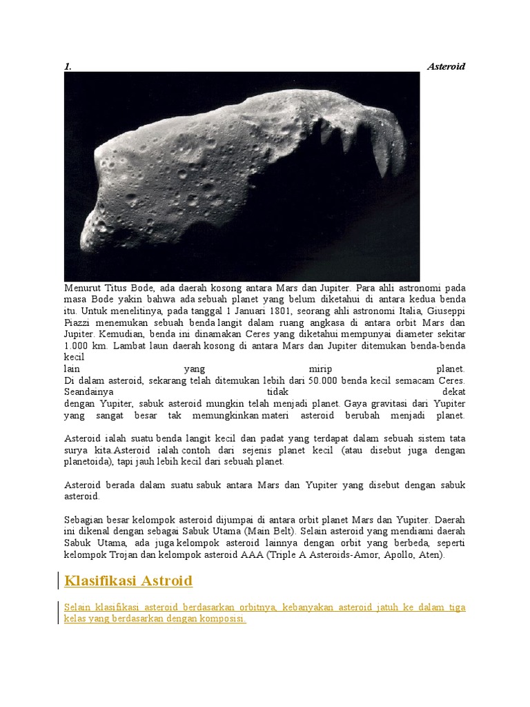 ASTEROID | PDF