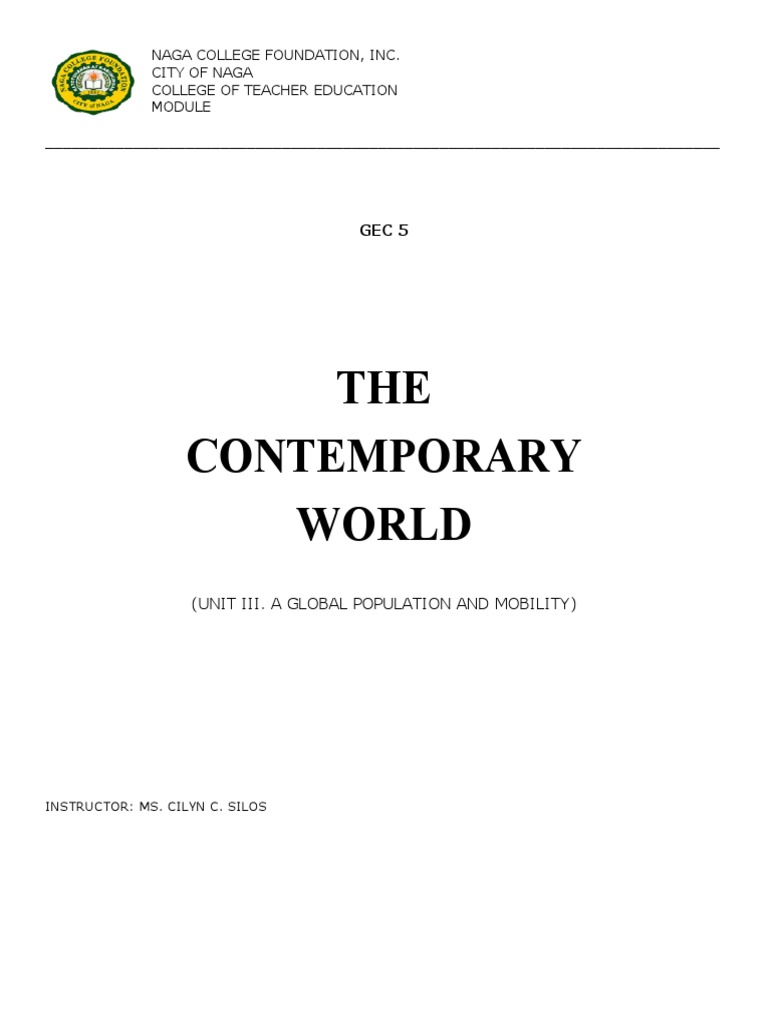 THE Contemporary World | PDF | Sustainability | Hunger