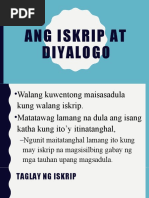 Pagsulat NG Iskrip NG Dula | PDF