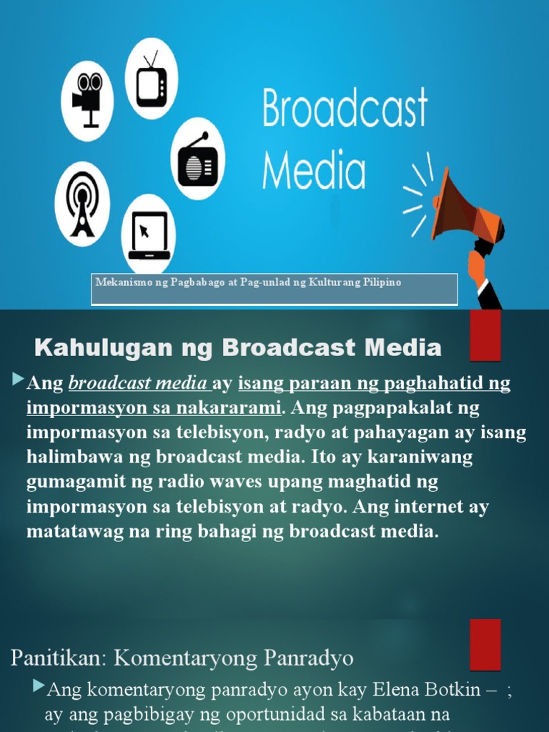 Broadcast Media | PDF