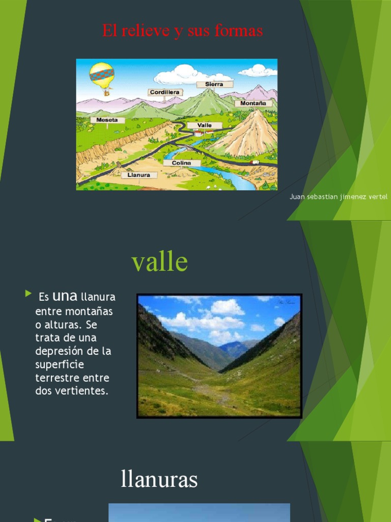 El Relieve y Sus Formas | PDF