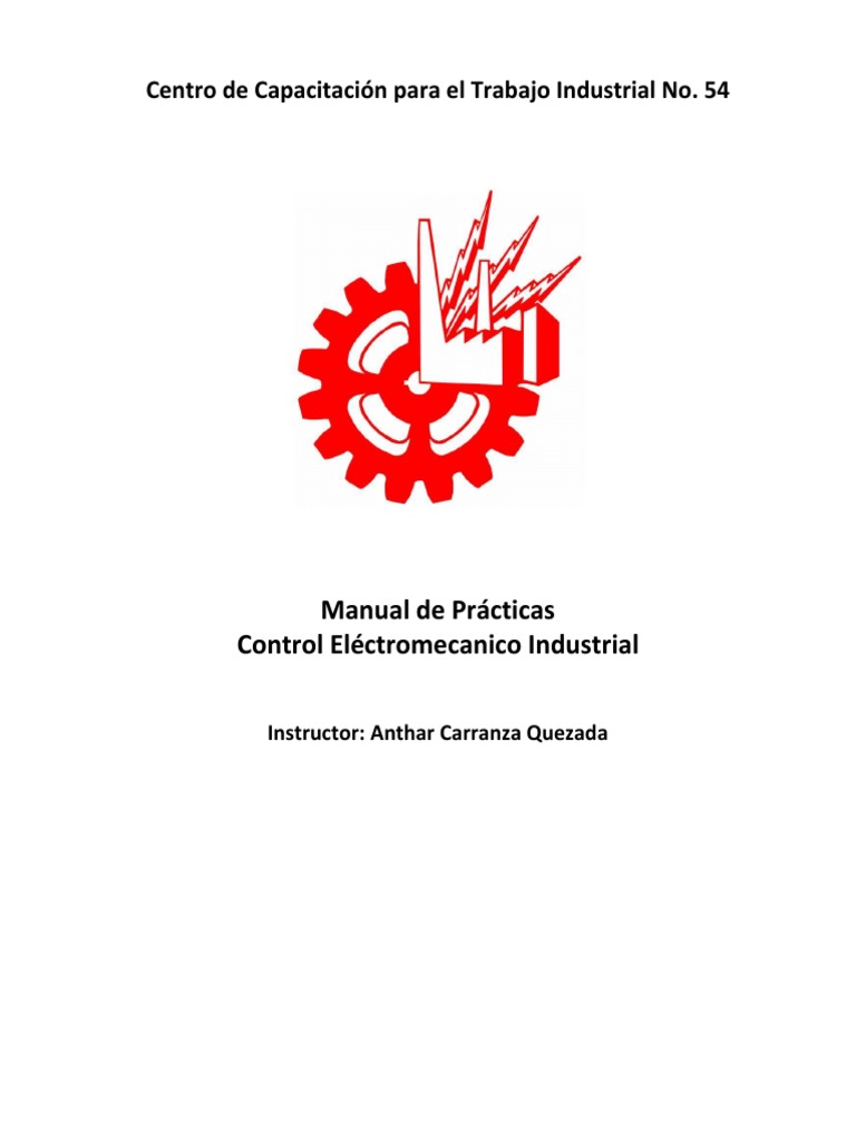 Manual de Practicas Control Electromecanico PDF | PDF ...