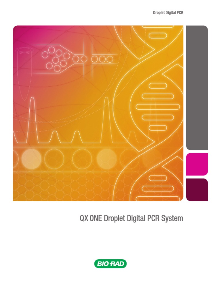 QX ONE Droplet Digital PCR System | PDF | Polymerase Chain Reaction