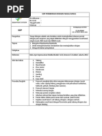 Sop Pemberian Oksigen | PDF