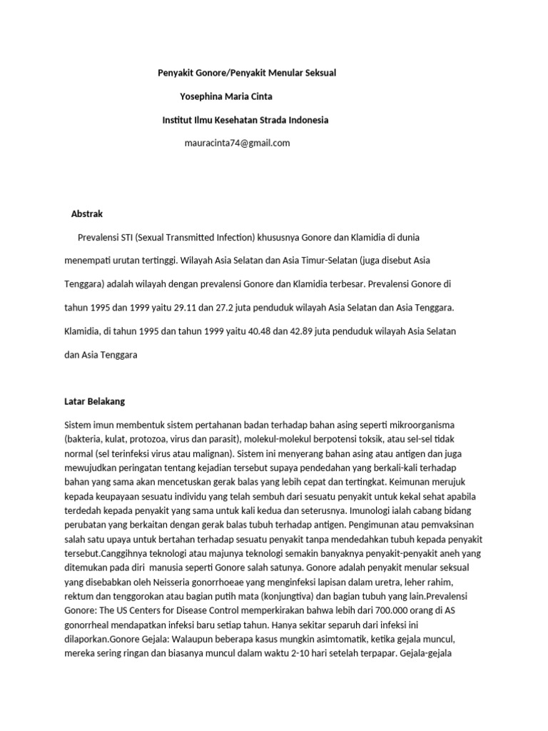 Penyakit Genore | PDF | Sains & Matematika