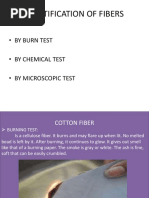 Identification of Textile Fibers | PDF | Textiles | Fibers