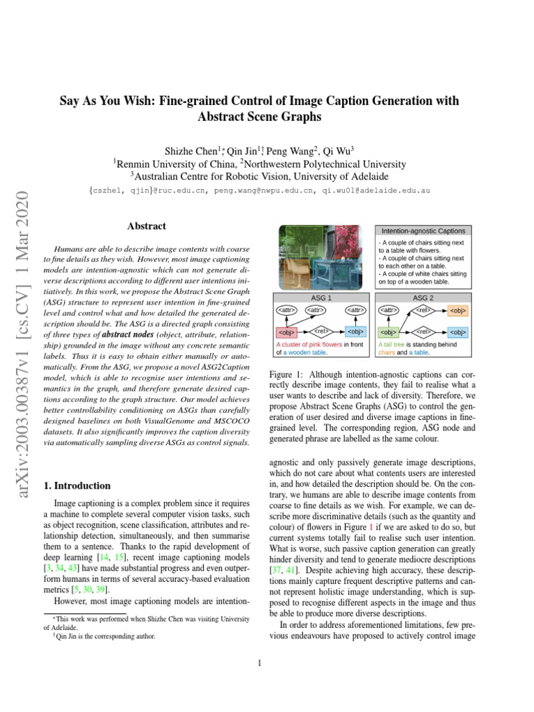 Say As You Wish Fine-Grained Control of Image Caption Generation With ...