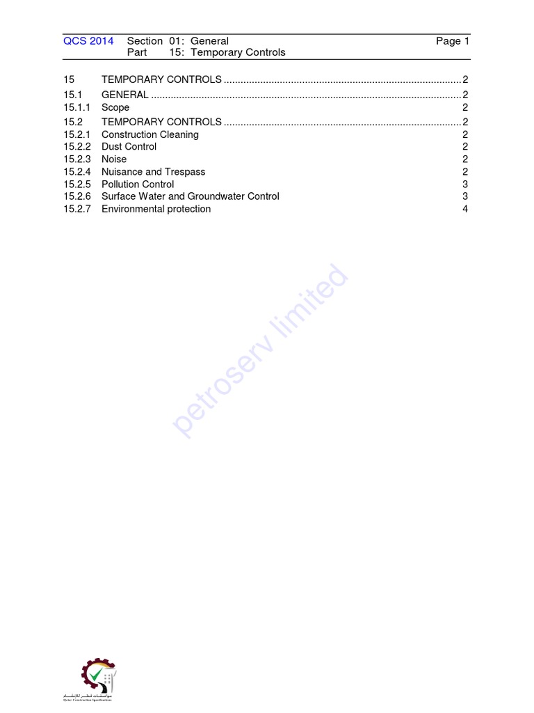 Temporary Controls for Construction Projects | PDF | Drainage | Nuisance