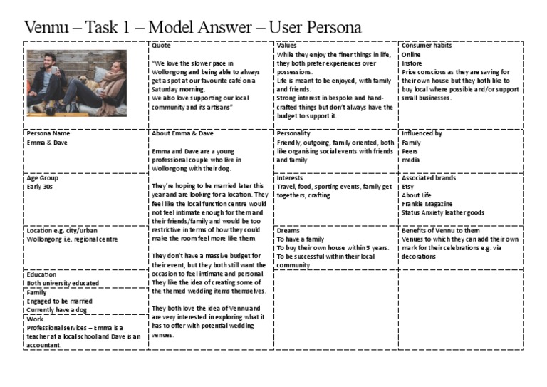 Vennu Task 1 - Model Answer | PDF | Media Manipulation | Business