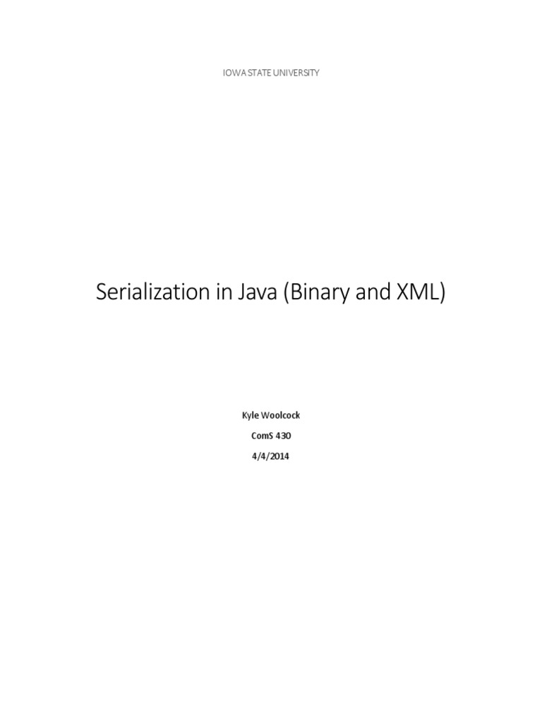 Serialization in Java 1 | PDF | Class (Computer Programming) | Method ... Serialization in Java 1 | PDF | Class (Computer Programming) | Method ...