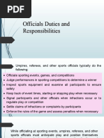 Roles and Responsibilities of Table Tennis Officials | PDF | Referee ...