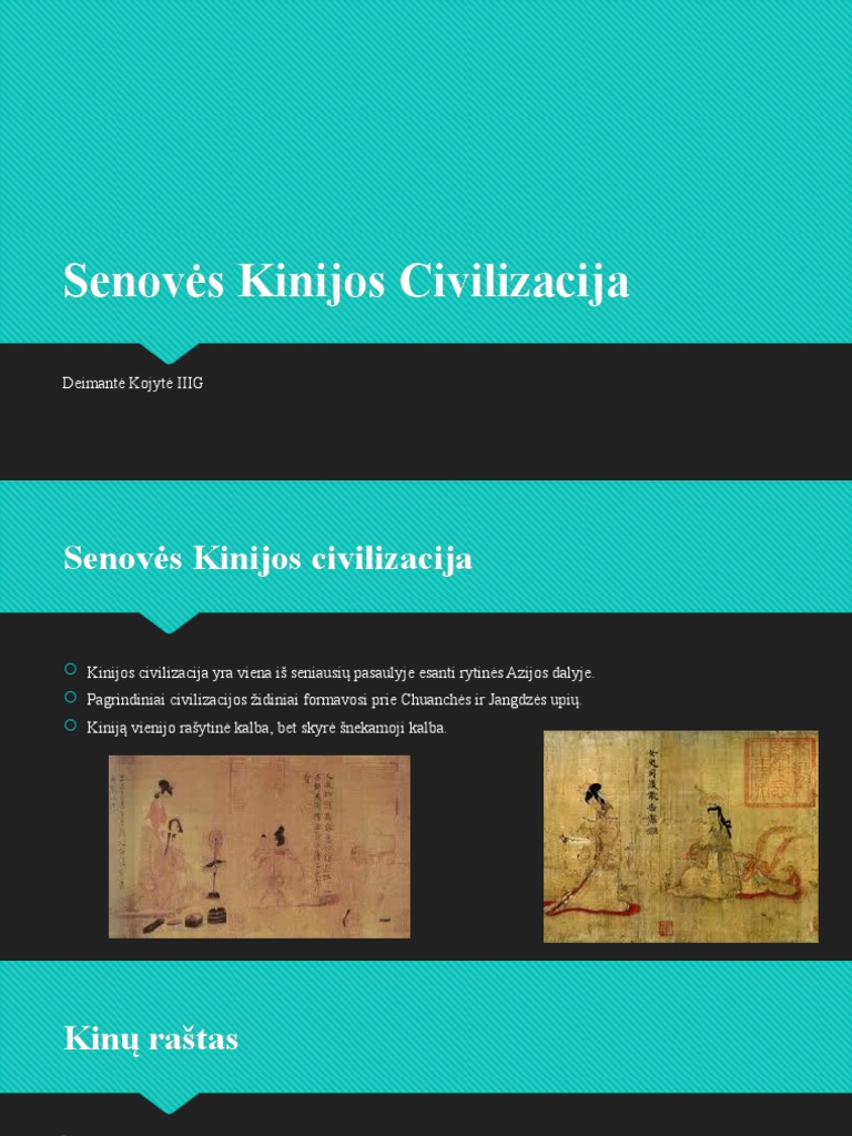 Senovės Kinijos Civilizacija | PDF