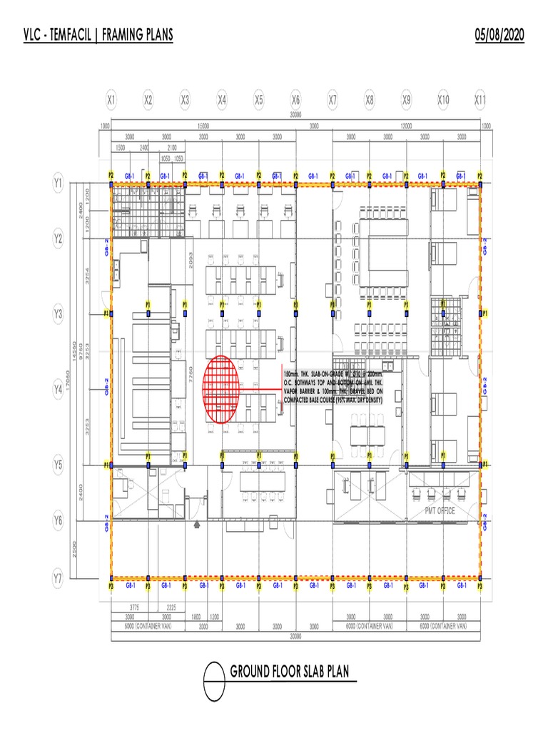 Ground Floor Slab Detail Plan | PDF