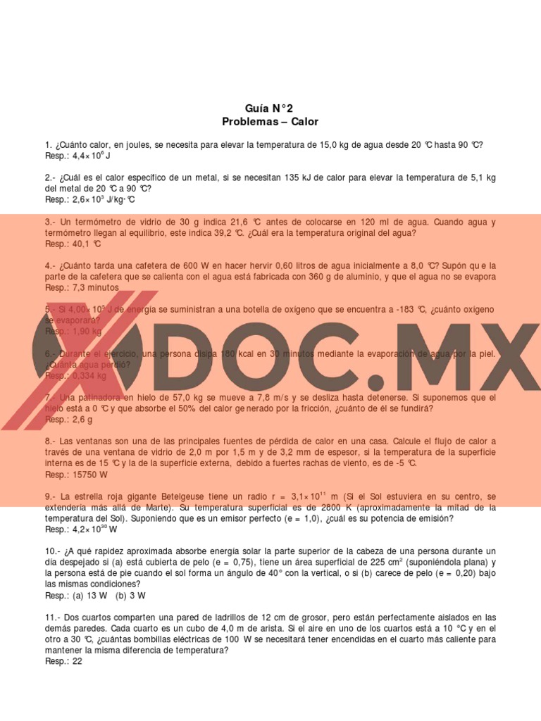 Xdoc - MX Guia N 2 Problemas Calor PDF | PDF | Dom | Calor