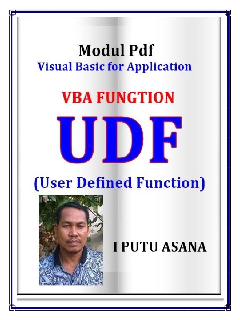 Mengenal Udf PDF | PDF