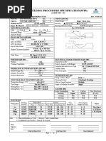 ASME IX Sample WPS GTAW SMAW | PDF | Welding | Construction