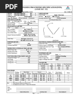 WPS For Structure Mild Steel Fillet Weld PDF | PDF | Welding | Construction