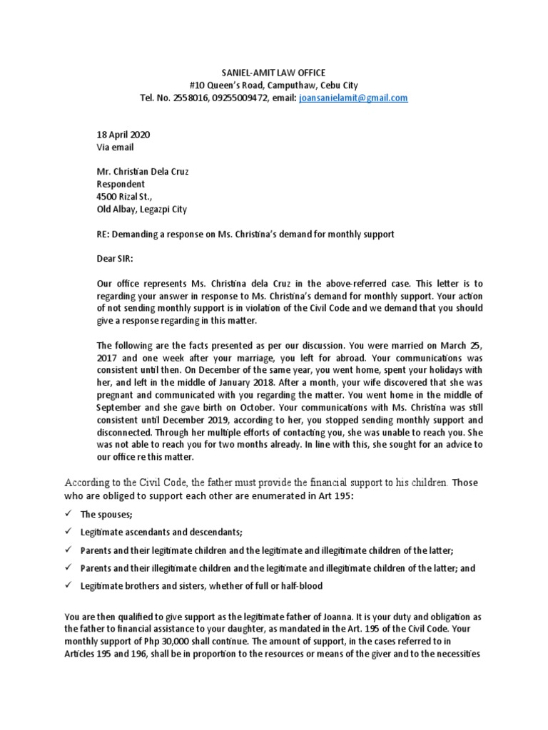 Demand Letter | PDF | Human Rights | Government