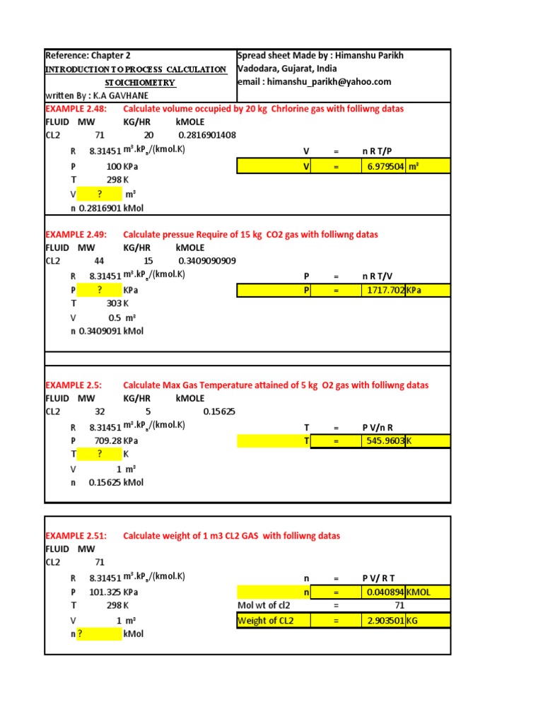 PVT (P-V-T) Relation Calculation | PDF | Physical Quantities | Quantity
