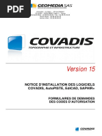 Etapes Installation Covadis 17 | PDF