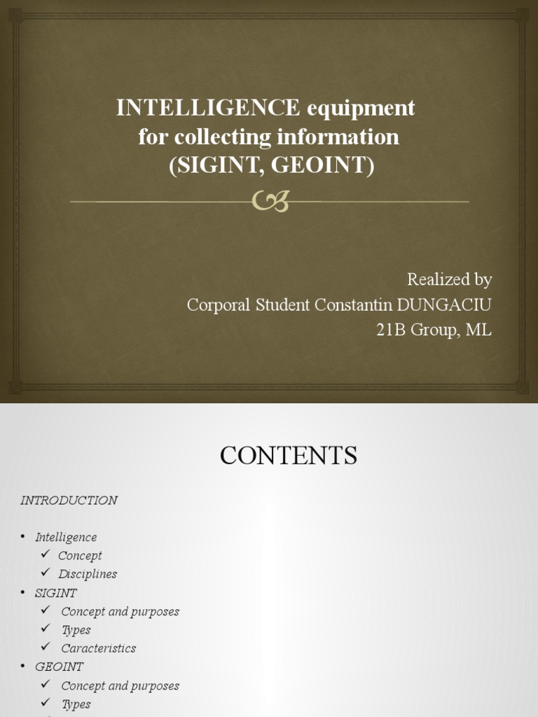 Analyzing Signals and Geospatial Intelligence: A Guide to SIGINT and ...