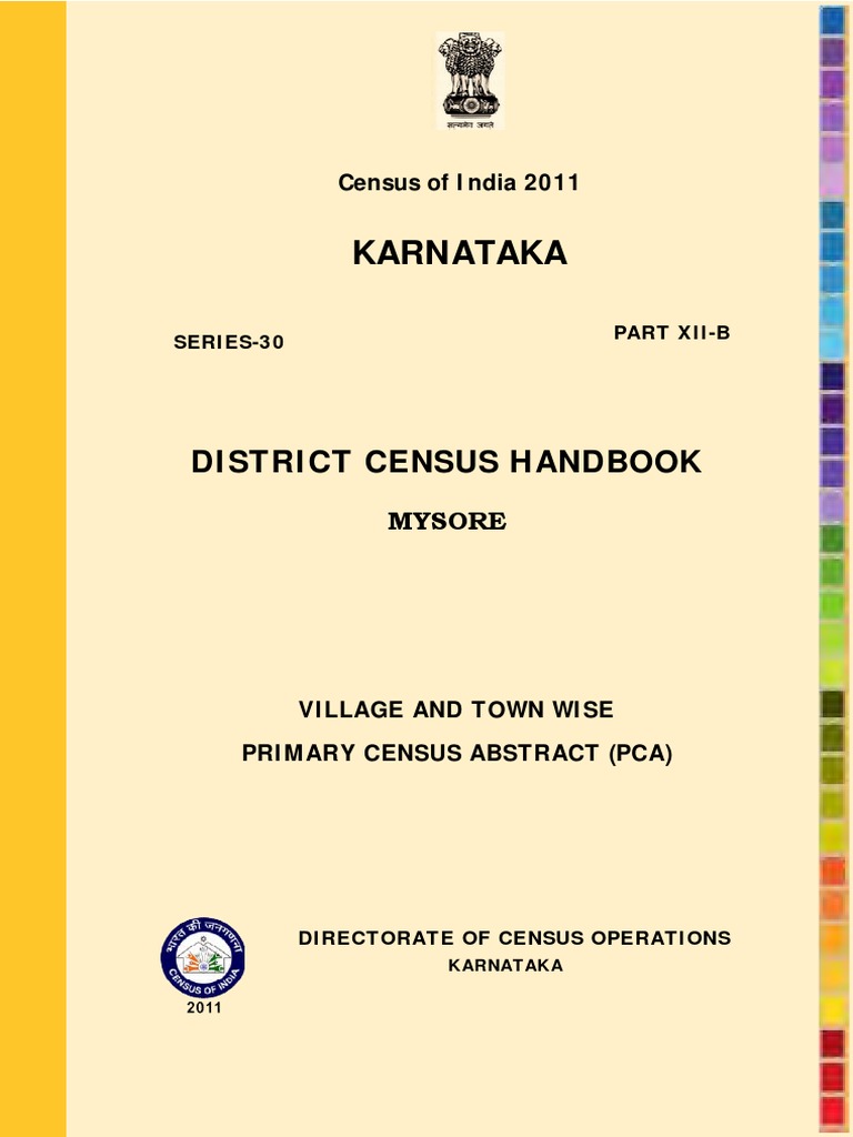 Mysore District Census | PDF | Business
