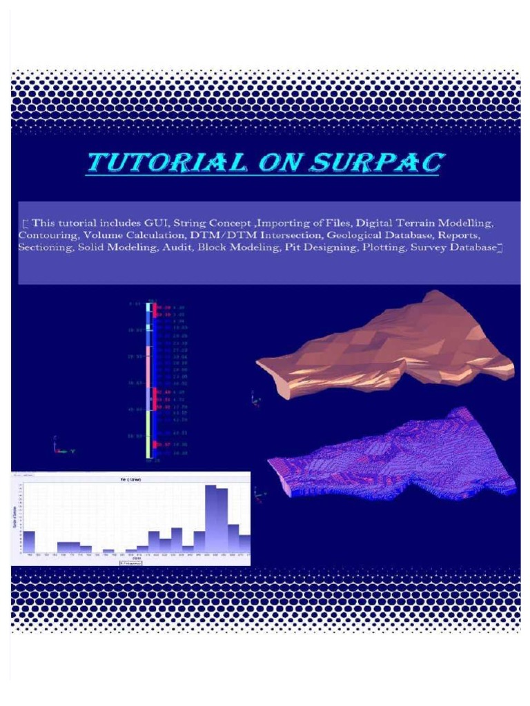 Surpac Tutorial | PDF | Computer File | Directory (Computing)
