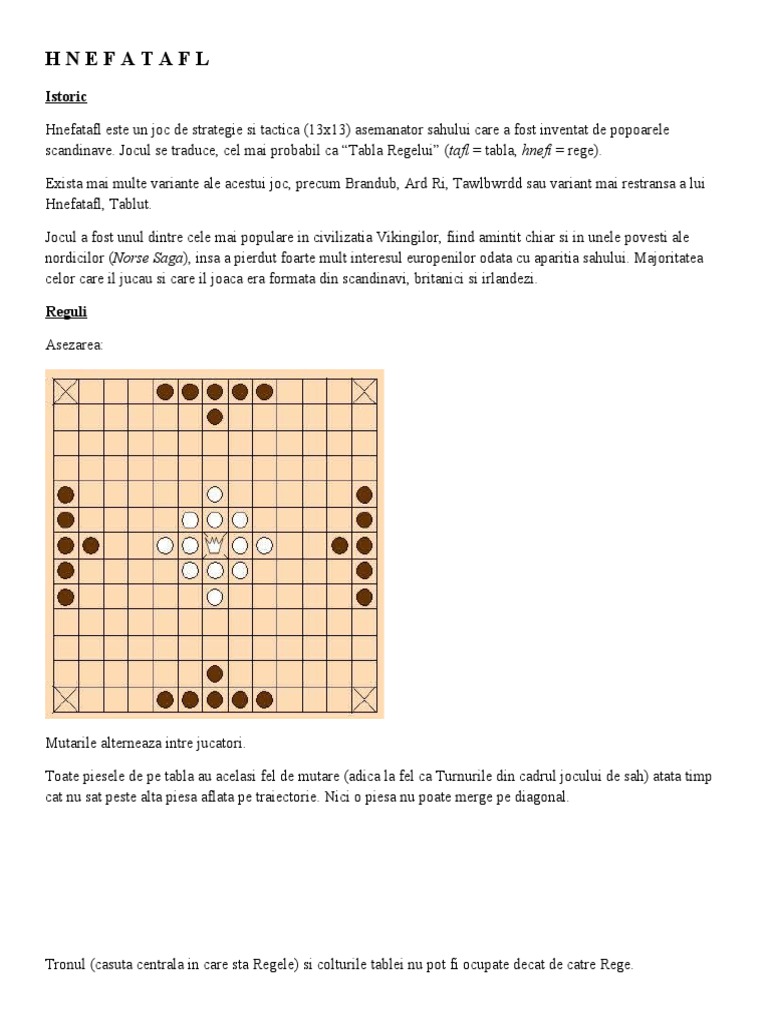 Hnefatafl | PDF