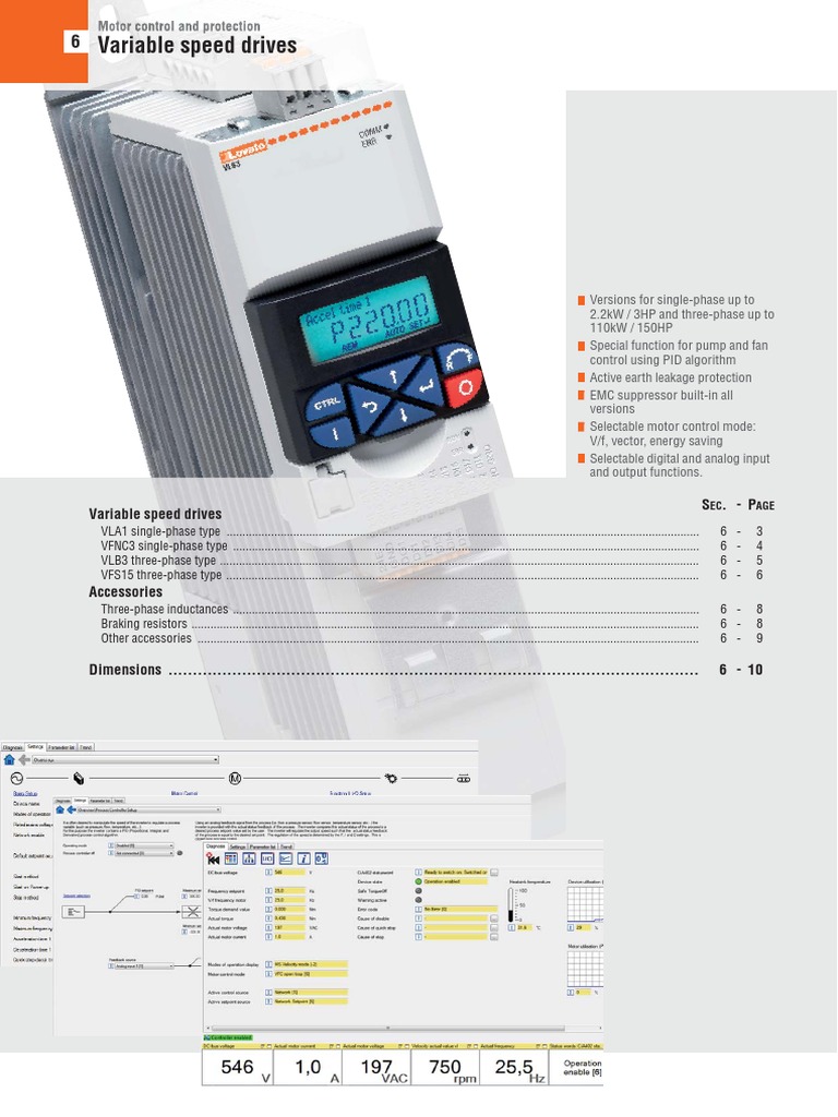 Lovato VLB3 Variable Speed Drive Guide | PDF | Electric Motor | Mains ...