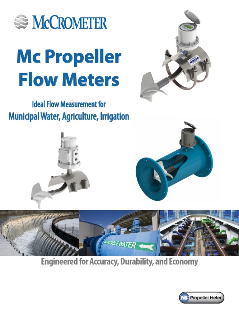 MC Propeller Flow Meters: Municipal Water, Agriculture, Irrigation ...