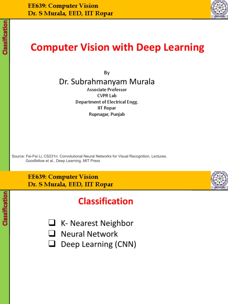 CNN For Computer Vision | PDF | Artificial Neural Network | Deep Learning