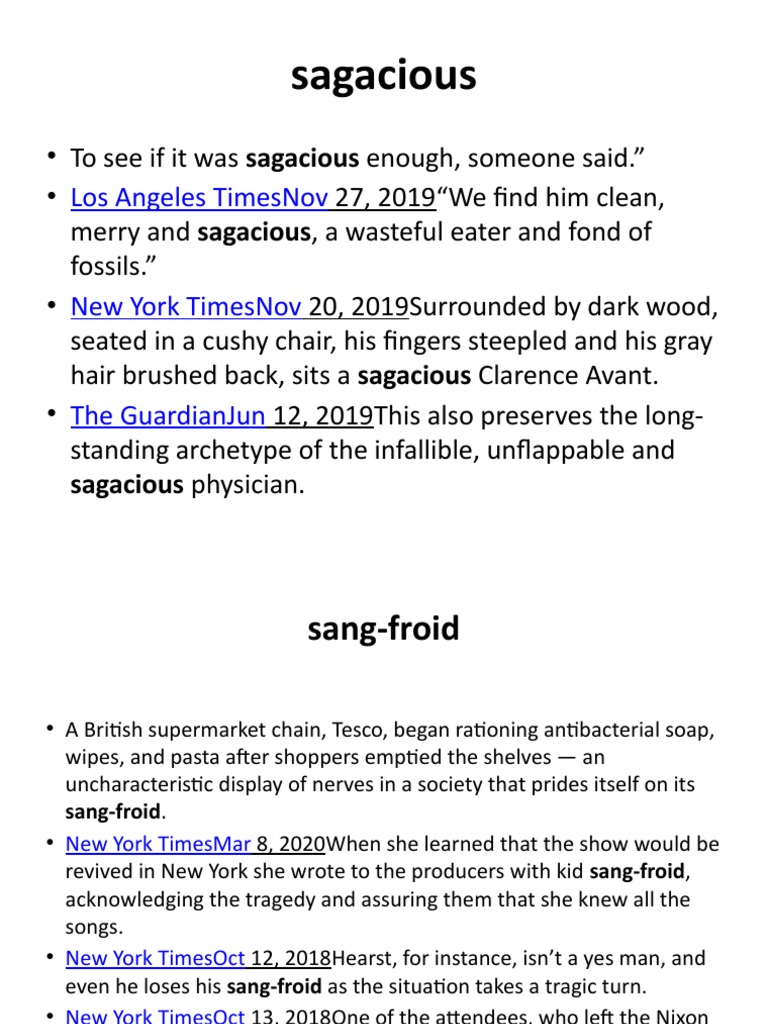 Sagacious: Los Angeles Timesnov | PDF