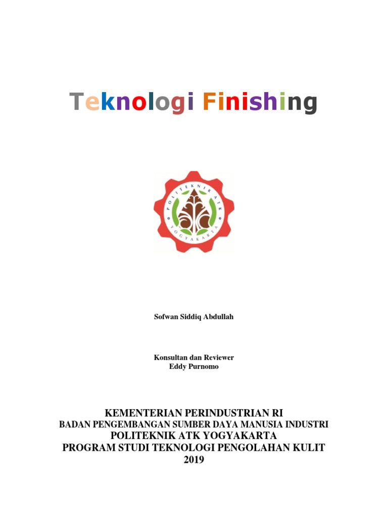 FINISHING PROSES PADA INDUSTRI KULIT | PDF