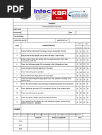 Testing & Commissioning Checklist For Fire Pump | PDF | Pump | Voltage