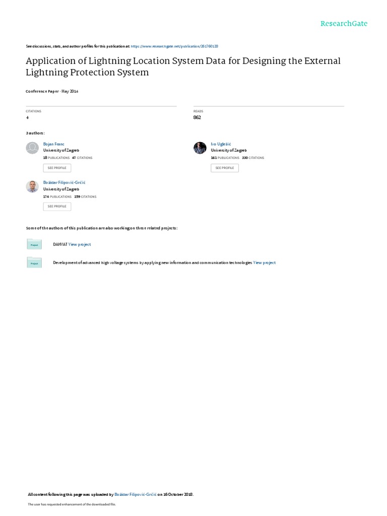 Application of Lightning Location System Data For Designing The ...