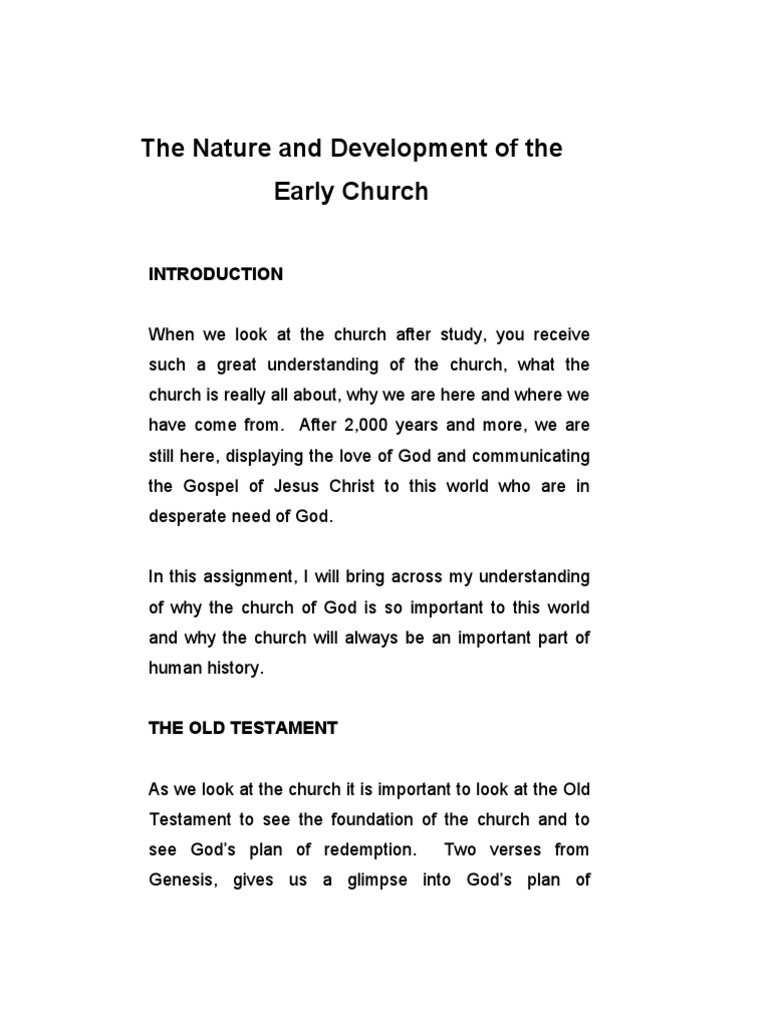 Early Church: Origins and Impact | PDF | Acts Of The Apostles ...