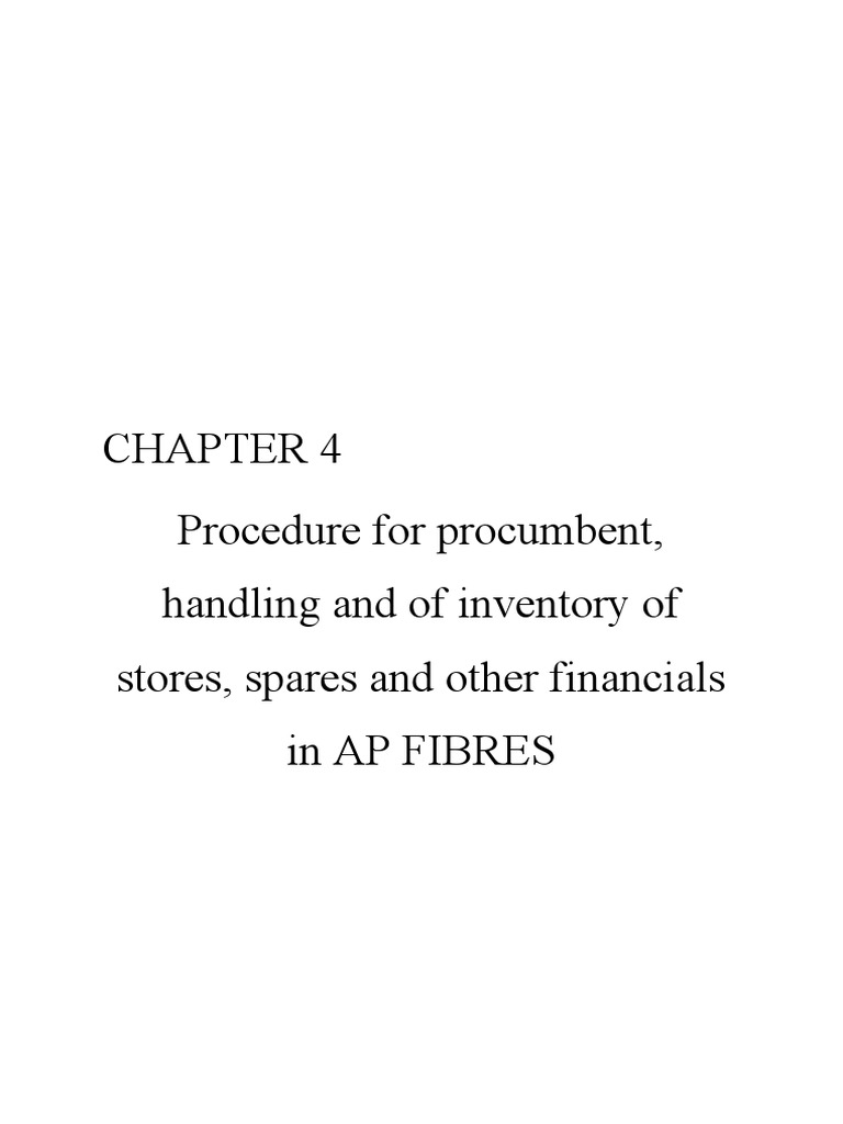 Chapter 4 | PDF | Expense | Inventory