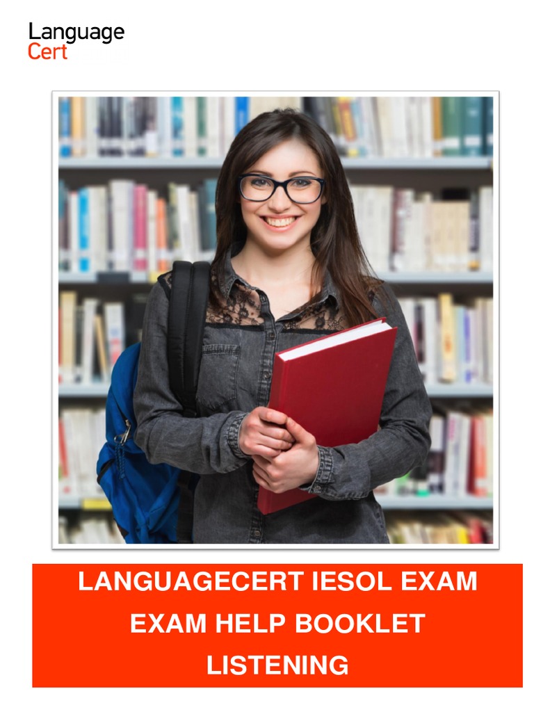 Languagecert Iesol Exam Exam Help Booklet Listening | PDF | Multiple Choice | Question