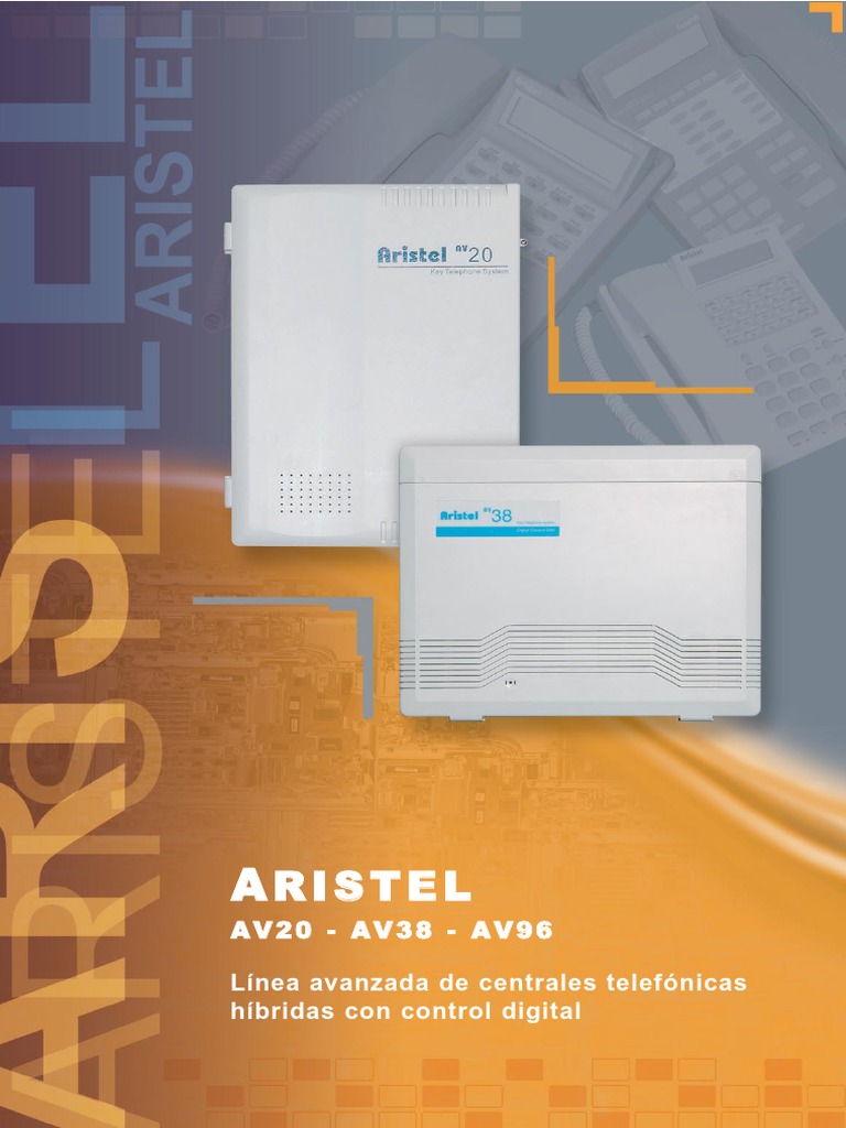 Aristel AV20 AV38 AV 96 | PDF | Central telefónica | Electrónica
