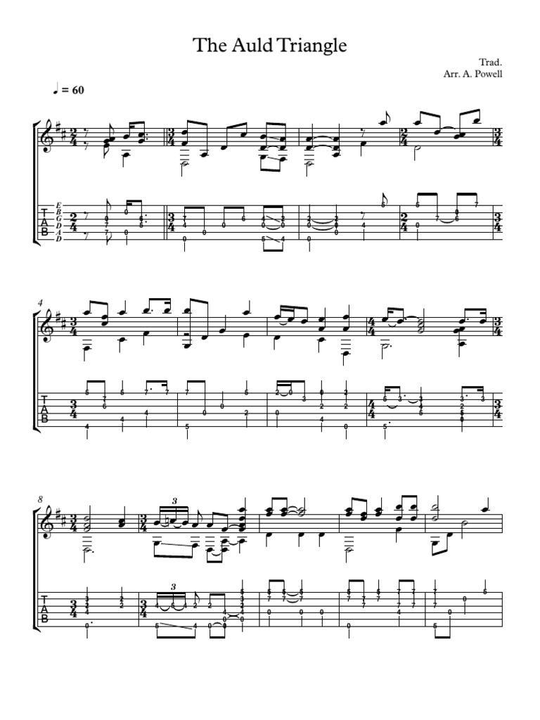 The Auld Triangle | PDF