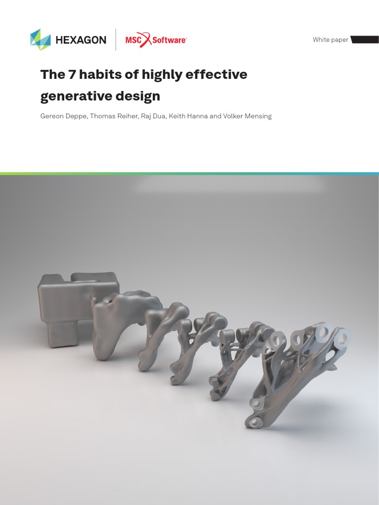 Hexagon MI MSC WhitePaper-Generative Design A4 PT | PDF | 3 D Printing | Mathematical Optimization