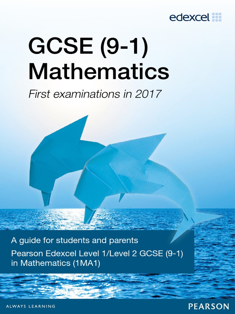 GCSE 9-1 Mathematics Parent-Student Guide | PDF | Area | Quadratic Equation